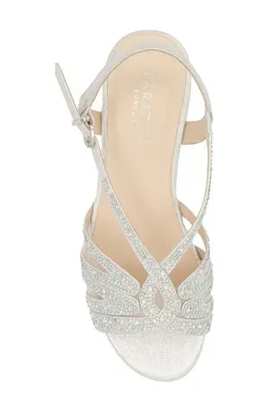 PARADOX LONDON PINK Quest Ankle Strap Sandal - Silver
