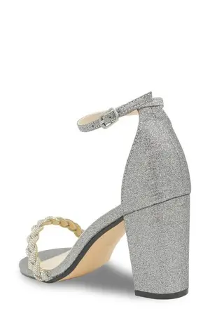 TOUCH UPS Whitney Ankle Strap Sandal - Pewter