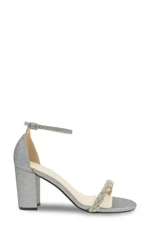 TOUCH UPS Whitney Ankle Strap Sandal - Pewter