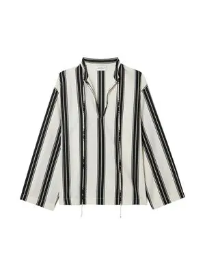 Matteau Striped Organic Cotton-blend Tunic