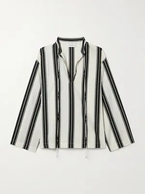 Matteau Striped Organic Cotton-blend Tunic