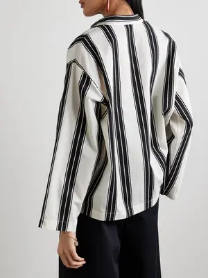 Matteau Striped Organic Cotton-blend Tunic