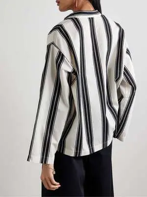 Matteau Striped Organic Cotton-blend Tunic