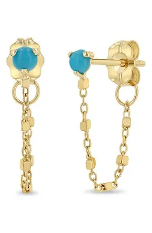 Zoe Chicco Turquoise Earrings