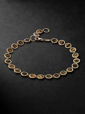 Jia Jia Gold Tiger’s Eye Bracelet - Brown