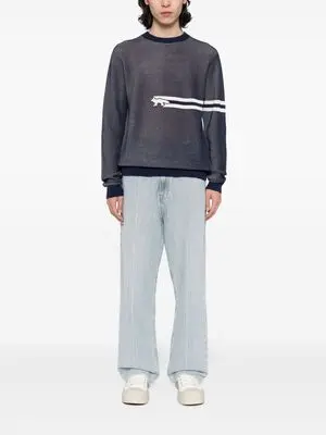Maison Kitsuné Flash Fox Mesh Jumper