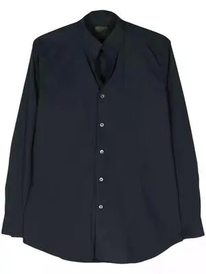 DELL'OGLIO Stand-up Collar Buttoned Shirt