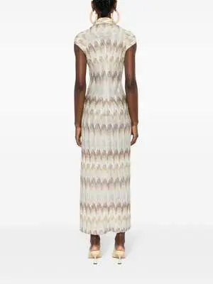 Missoni Metallic Zigzag Maxi Dress