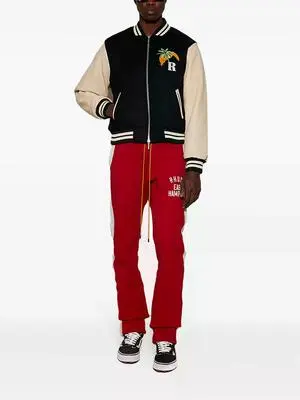 Rhude Logo-embroidered Bomber Jacket