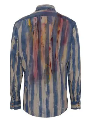 VIVIENNE WESTWOOD Ghost Painterly-print Cotton Shirt