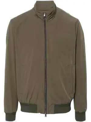 Herno Taffeta Bomber Jacket - Green