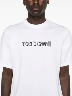 Roberto Cavalli Logo-print Cotton T-shirt