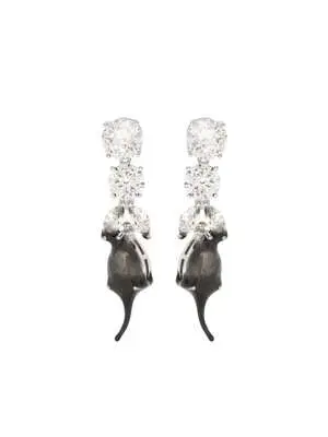 Ottolinger Rhinestone-embellished Stud Earrings - Black