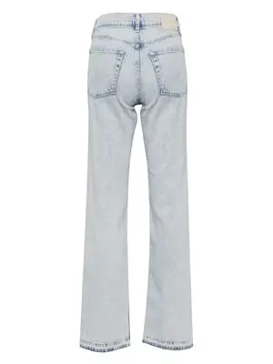 Rag & Bone Harlow Straight-leg Jeans - Blue