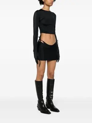 Vetements Cropped Long-sleeve T-shirt