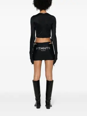 Vetements Cropped Long-sleeve T-shirt