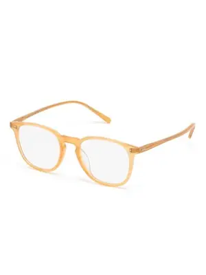 Oliver Spencer Finley 1993 Round-frame Eyeglasses - Yellow