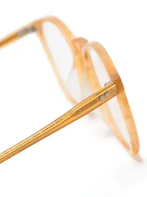 Oliver Spencer Finley 1993 Round-frame Eyeglasses - Yellow