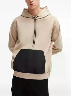 Hugo Colour-block Drawstring Hoodie