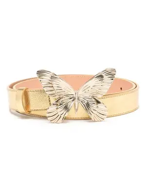 Blumarine Butterfly-motif Leather Belt