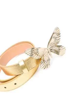 Blumarine Butterfly-motif Leather Belt