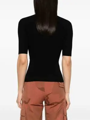 Off-White Appliqué-logo Ribbed-knit Top