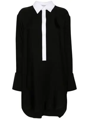 Loewe Detachable-collar Midi Shirt Dress