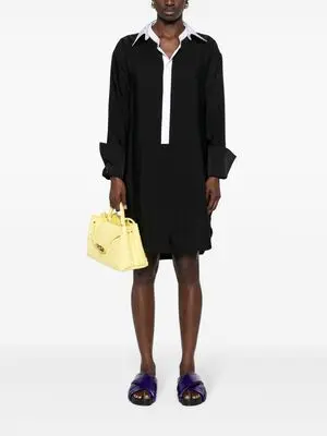 Loewe Detachable-collar Midi Shirt Dress