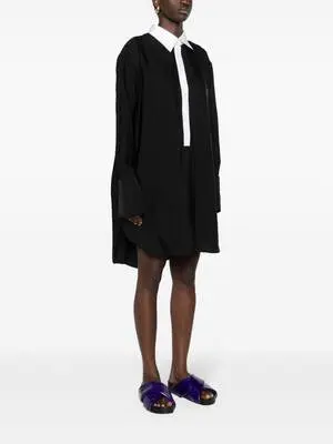 Loewe Detachable-collar Midi Shirt Dress