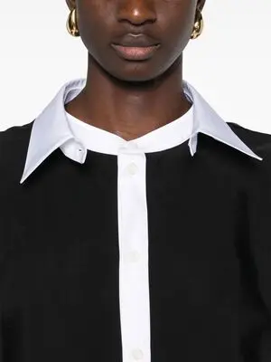 Loewe Detachable-collar Midi Shirt Dress