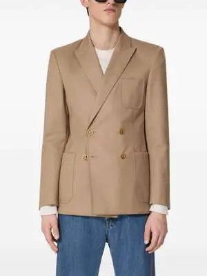 Valentino Garavani Double-breasted Cotton Blazer
