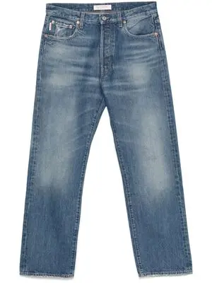 Valentino Garavani Logo-plaque Jeans