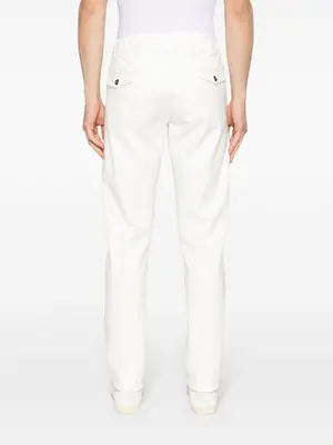 Eleventy Drawstring-waist Tapered Trousers