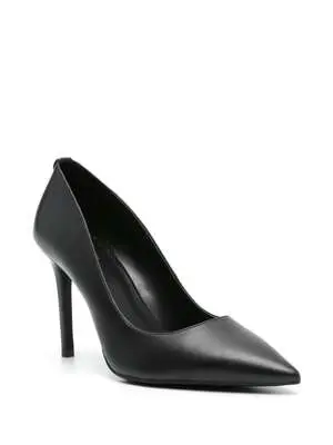 Michael Kors 75mm Alina Flex Leather Pumps - Black