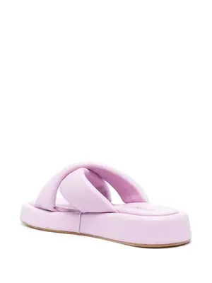 VAMSKO Pillow Leather Sandals - Purple