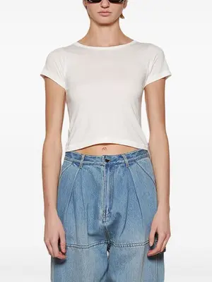 Eterne Crew-neck Cropped T-shirt