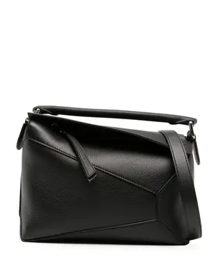 Loewe Puzzle Silver Tone Shoulder Bags