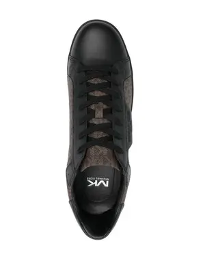 Michael Kors Keating Monogram-pattern Sneakers - Brown