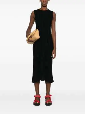Paul Smith Stripe-trim Ribbed Maxi Dress