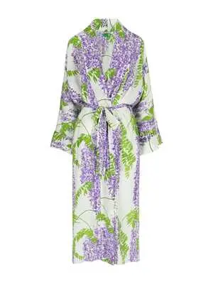 Bernadette Floral-print Silk Wrap Dress