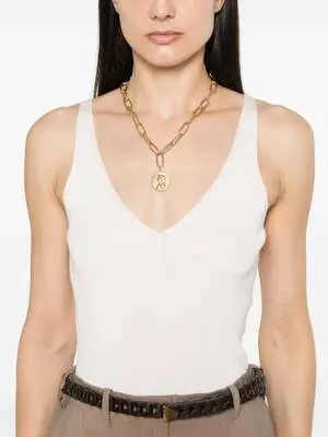 JOSEPH Ribbed Knit Tank Top - White