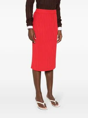 JOSEPH Chunky Ribbed Knit Skirt