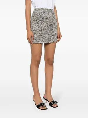 IRO PARIS Hortense Mini Draped Skirt - Black