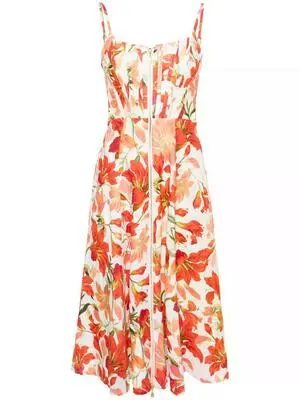 Floral Print Midi Dresses