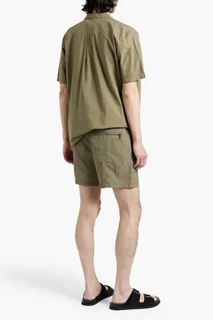 ALEX MILL Utility Shell Drawstring Shorts - Army Green