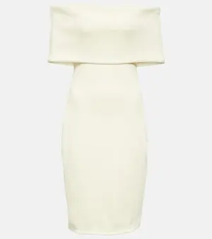 Bottega Veneta Off-shoulder Midi Dress