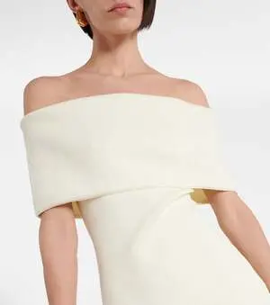 Bottega Veneta Off-shoulder Midi Dress