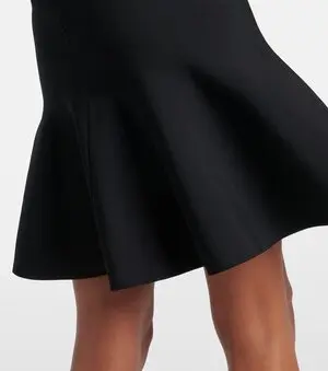 Alaïa Ribbed-knit Halterneck Minidress