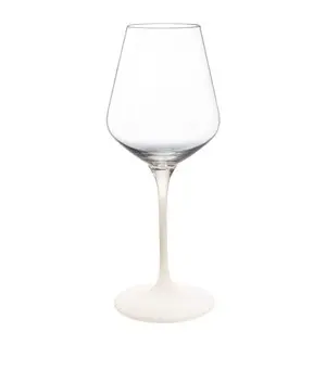 VILLEROY & BOCH Set Of 4 Manufacture Rock Wine Glasses - White