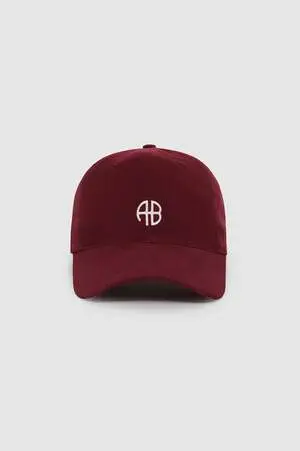 ANINE BING ANINE BING Jeremy Baseball Cap Cabernet